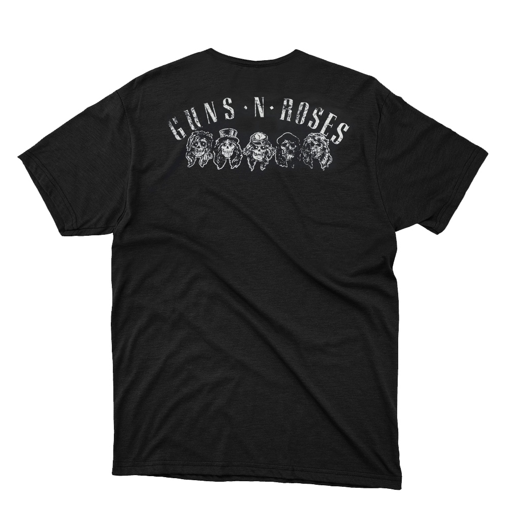 Camiseta Rock Guns N' Roses Cruz - Short Fuse